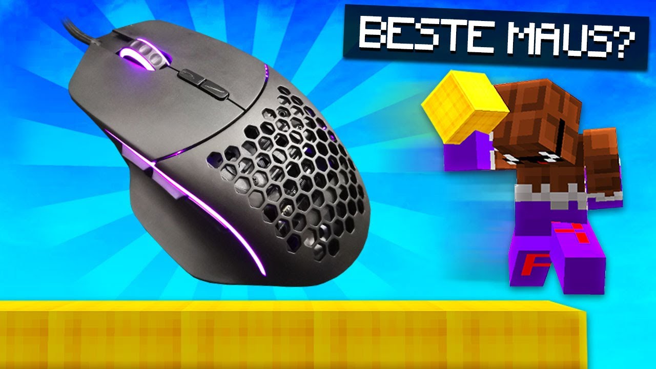 Ich TESTE die Glorious Model I (neue BESTE Maus für Minecraft?) - YouTube