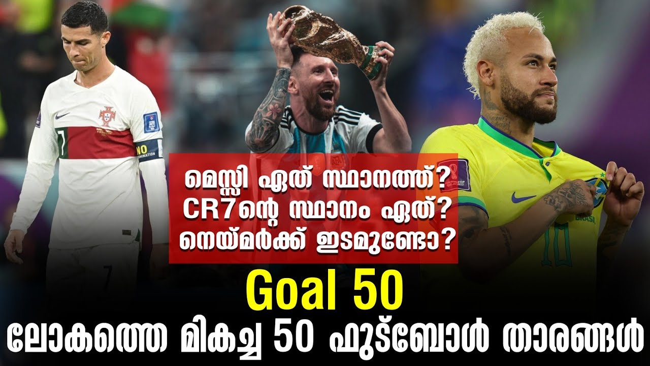 Goal 50: ലോകത്തെ മികച്ച 50 ഫുട്ബോൾ താരങ്ങൾ | FOOTBALL NEWS - YouTube