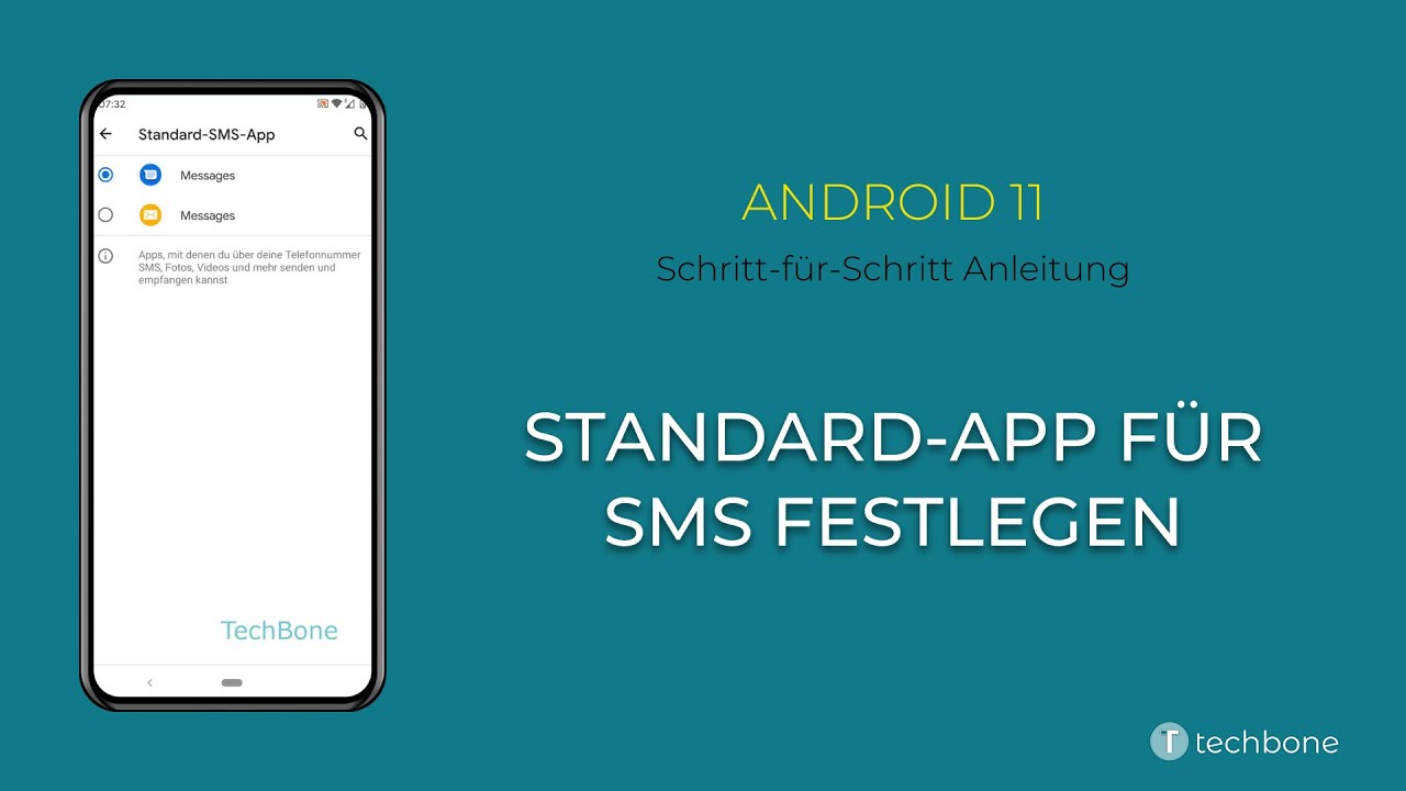 Standard-App für SMS festlegen [Android 11] - YouTube