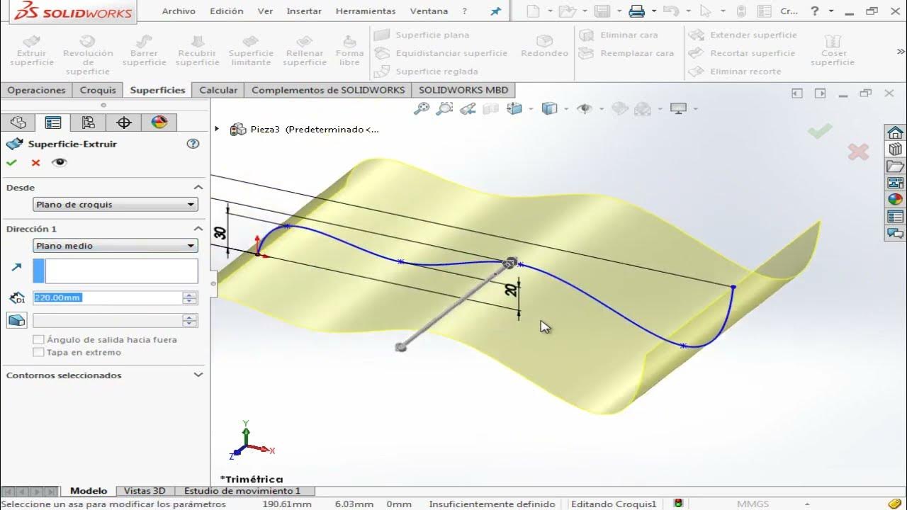 modelado de superficies en solidworks -2019 |Tutorial solidworks ...