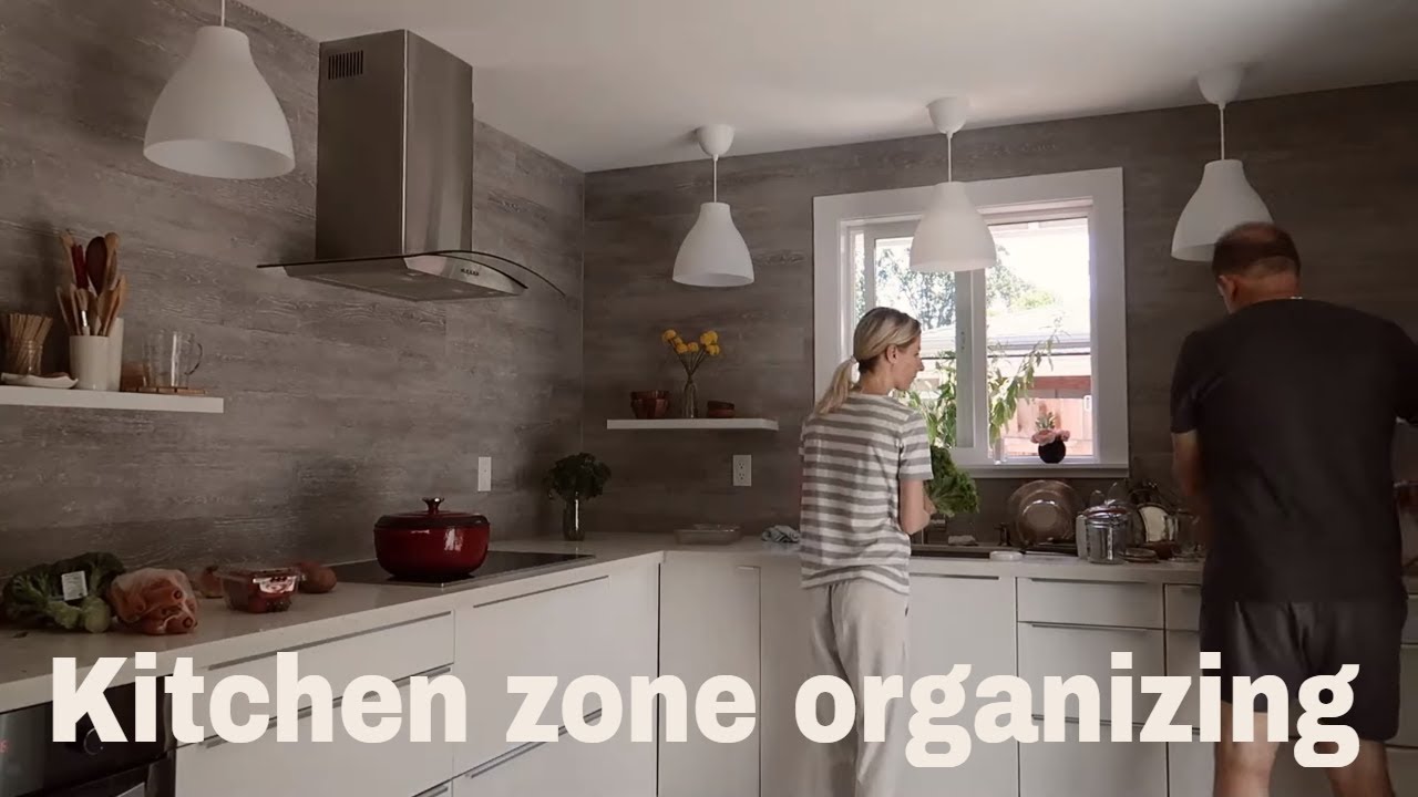 KITCHEN ZONE ORGANIZING SIMPLIFYING KITCHEN minimalism and storage ...