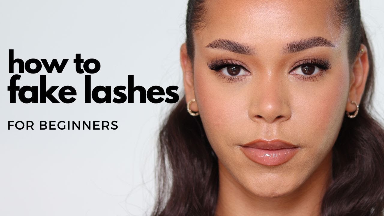 how to? FAKE LASHES - für anfänger - YouTube