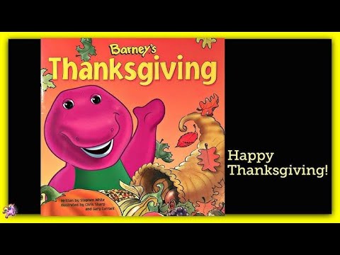 BARNEY "BARNEY'S THANKSGIVING" - Read Aloud Storybook for kids ...