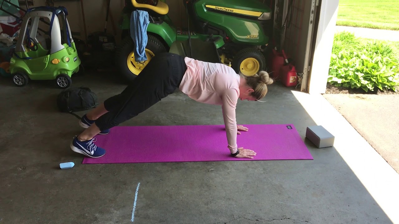 Down Dog to Push up - YouTube