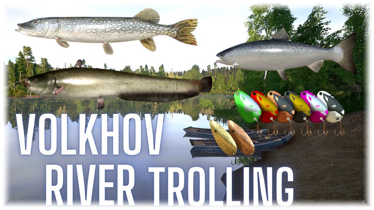 Russian Fishing 4 Volkhov River Salmon Active Spot - YouTube