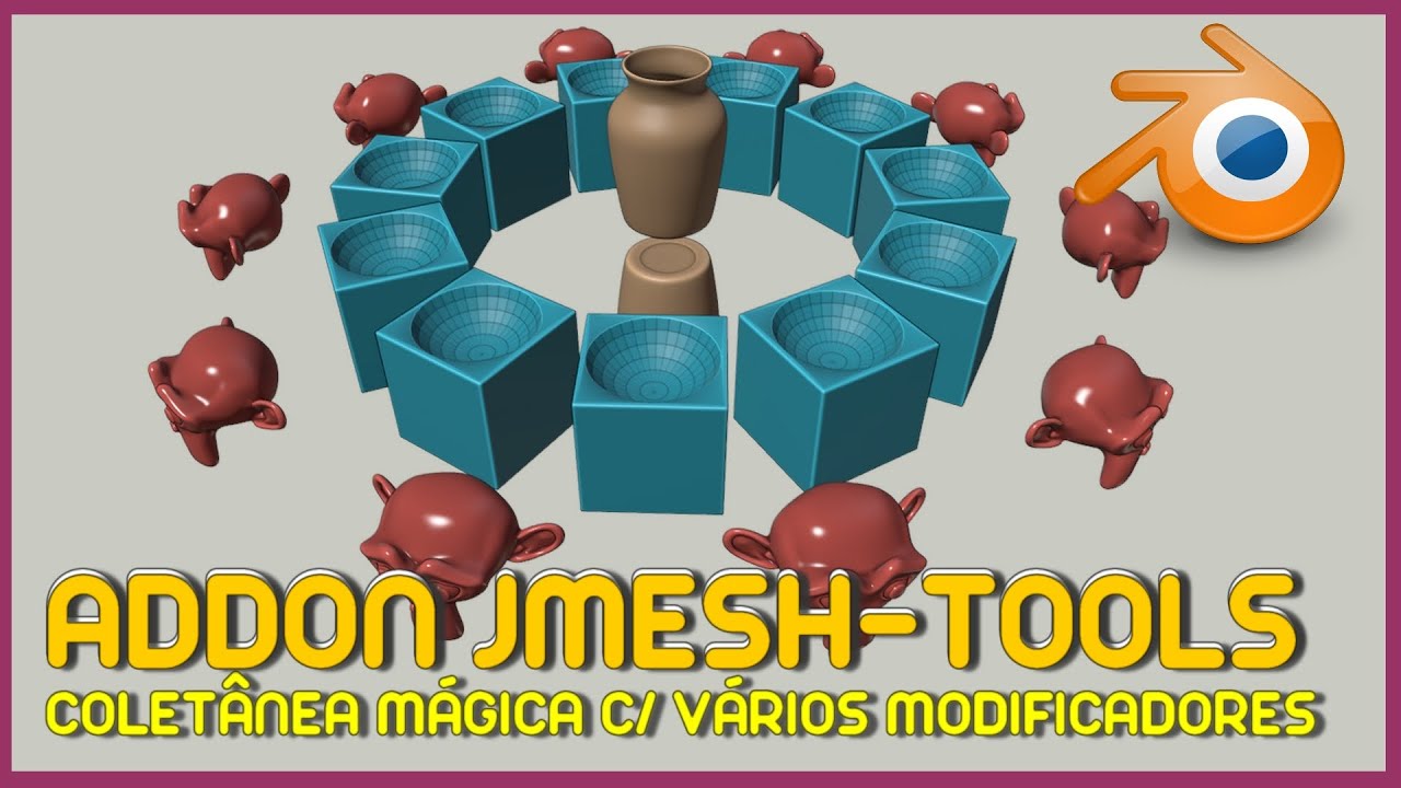 JMESH-TOOLS INTEGRANDO VÁRIOS MODIFICADORES - YouTube