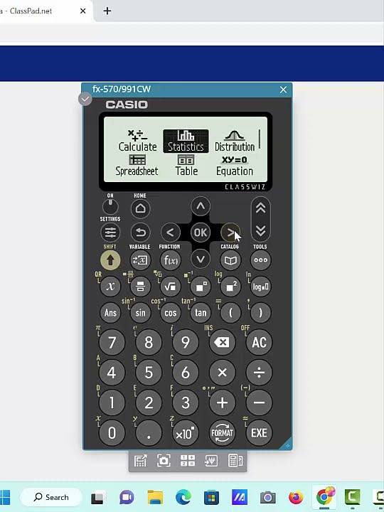 EMULATOR CASIO FX-570 / 991CW - YouTube