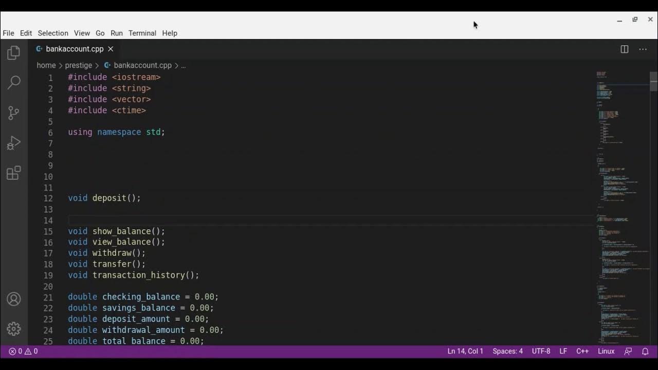 C++ first program - YouTube
