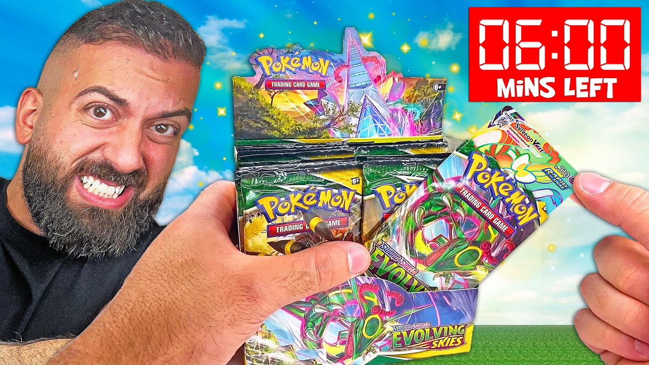 Pull 5 Secret Pokemon Cards In 20 Minutes Challenge! - YouTube