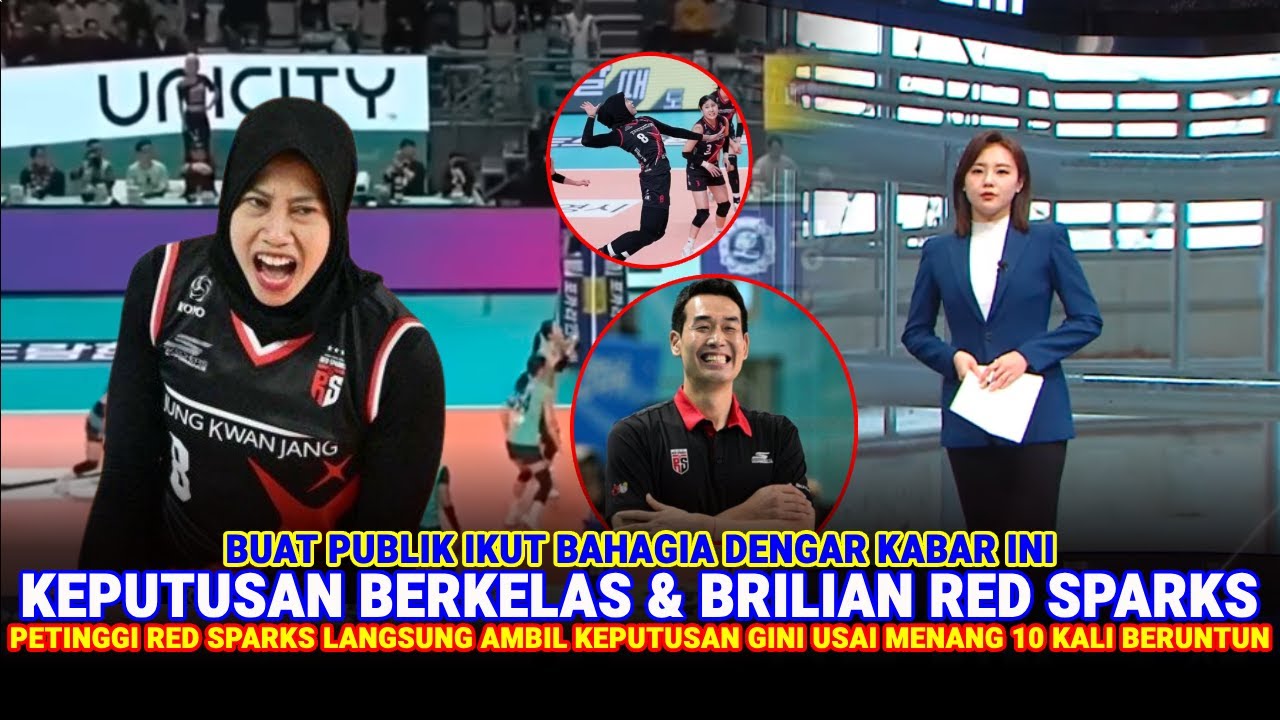 🔴 GAK ADA BASA-BASI !! Red Sparks Langsung Putukan Hal Ini Usai Megawati Beri 10 Kemenangan ...