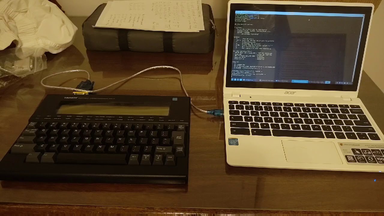 A review of the Tandy WP-2 - YouTube