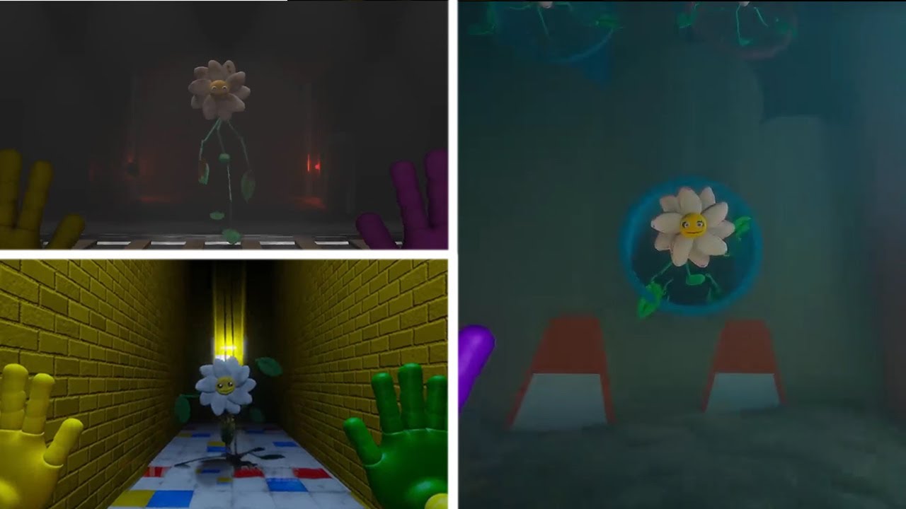 ALL Meetings with Daisy Poppy Playtime Chapter 3 - YouTube