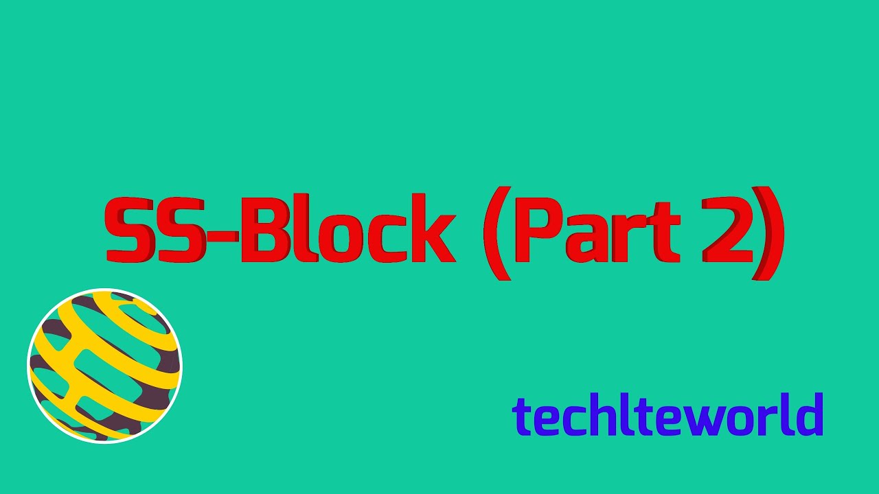#5G-NR #SS-Block (Part-2) (Day 5) || techlteworld (TLW) - YouTube