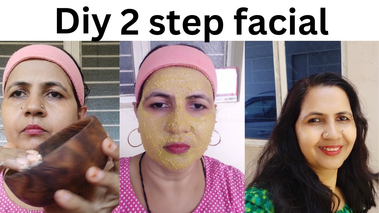 Diy 2 step facial -How to get glowing/fair/spotless skin in one Day😍 ...