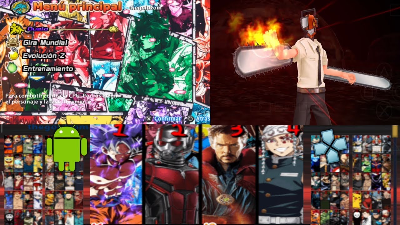 NUEVA REVIEW A SUPER DRAGON BALL CROSSOVER DBZ TTT MOD PPSSPP ISO PARA ...