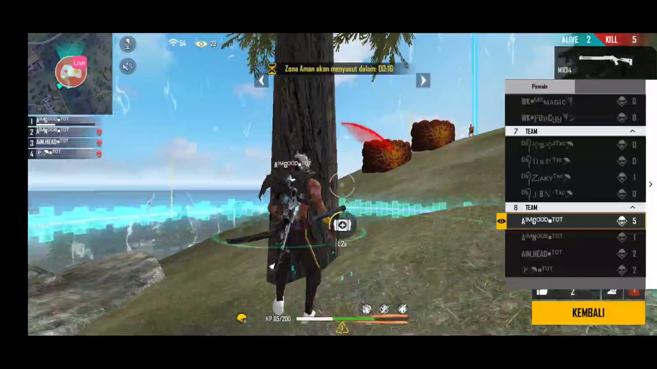 Tournament Free Fire Seasond 4 Mode Squad POT 10 kualifikasi - YouTube