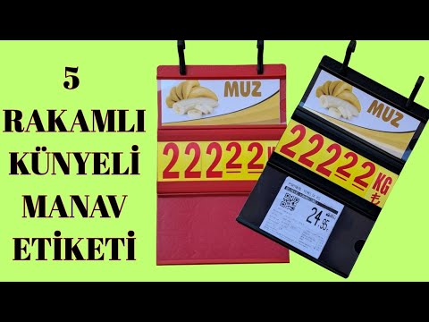 YAMANİ DİSPLAY BEŞ RAKAMLI KÜNYELİ ORTA BOY MANAV ETİKETİ