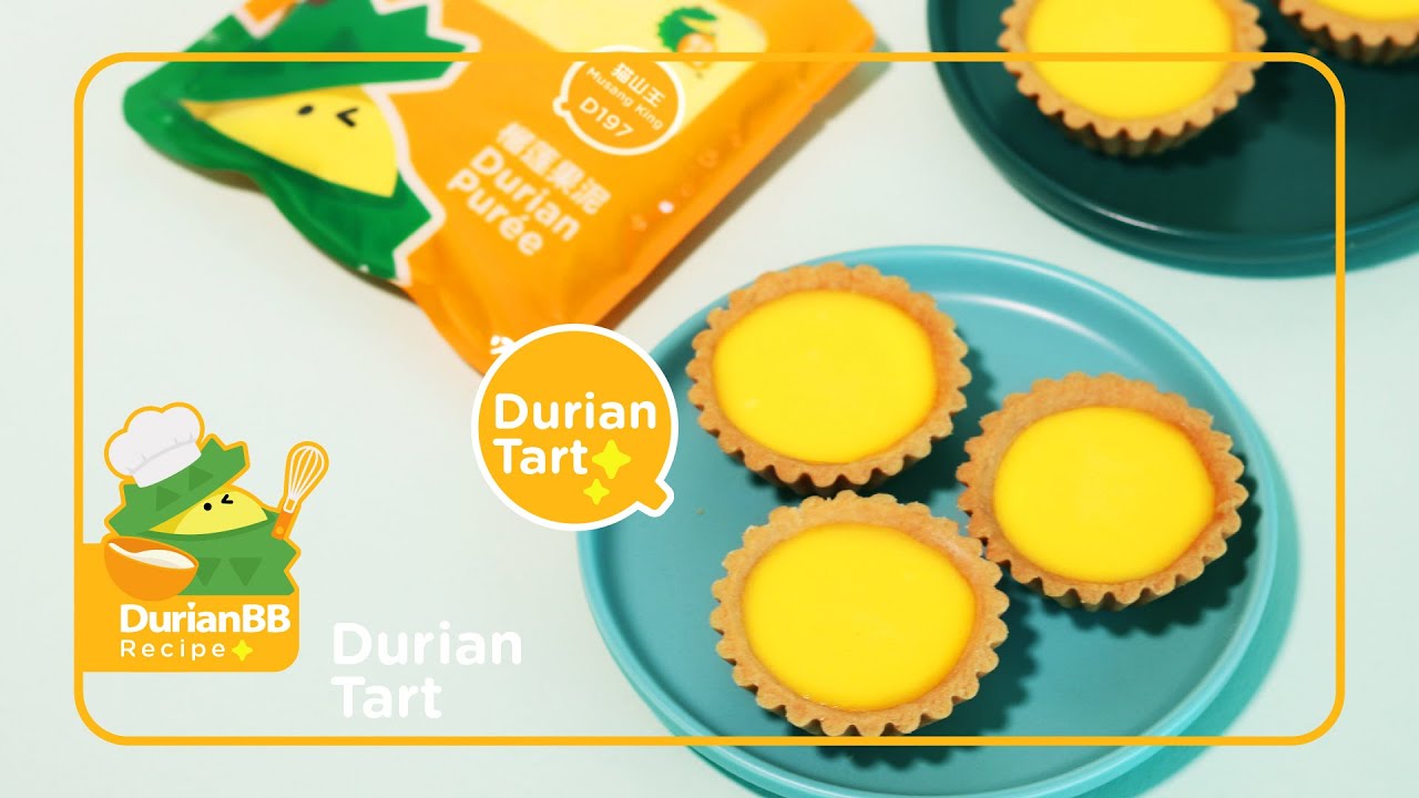 Durian Tart Recipe by DurianBB - YouTube