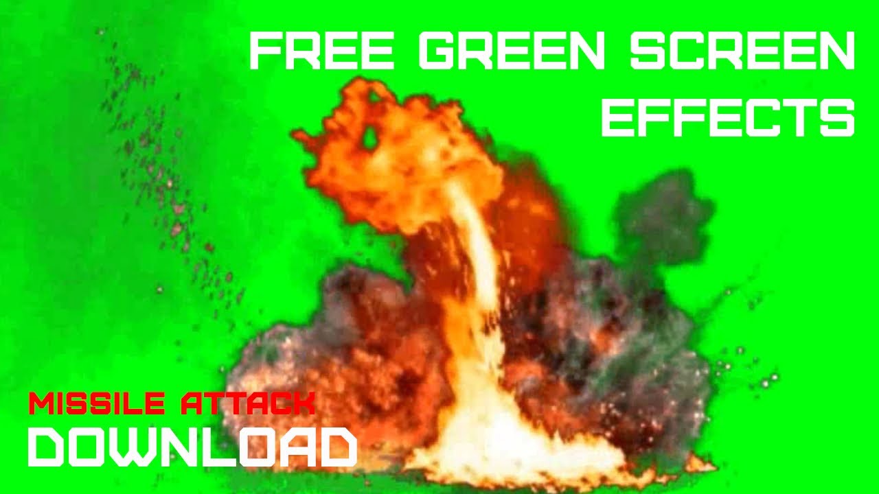 GREEN SCREEN FX - MISSILE ATTACK - YouTube