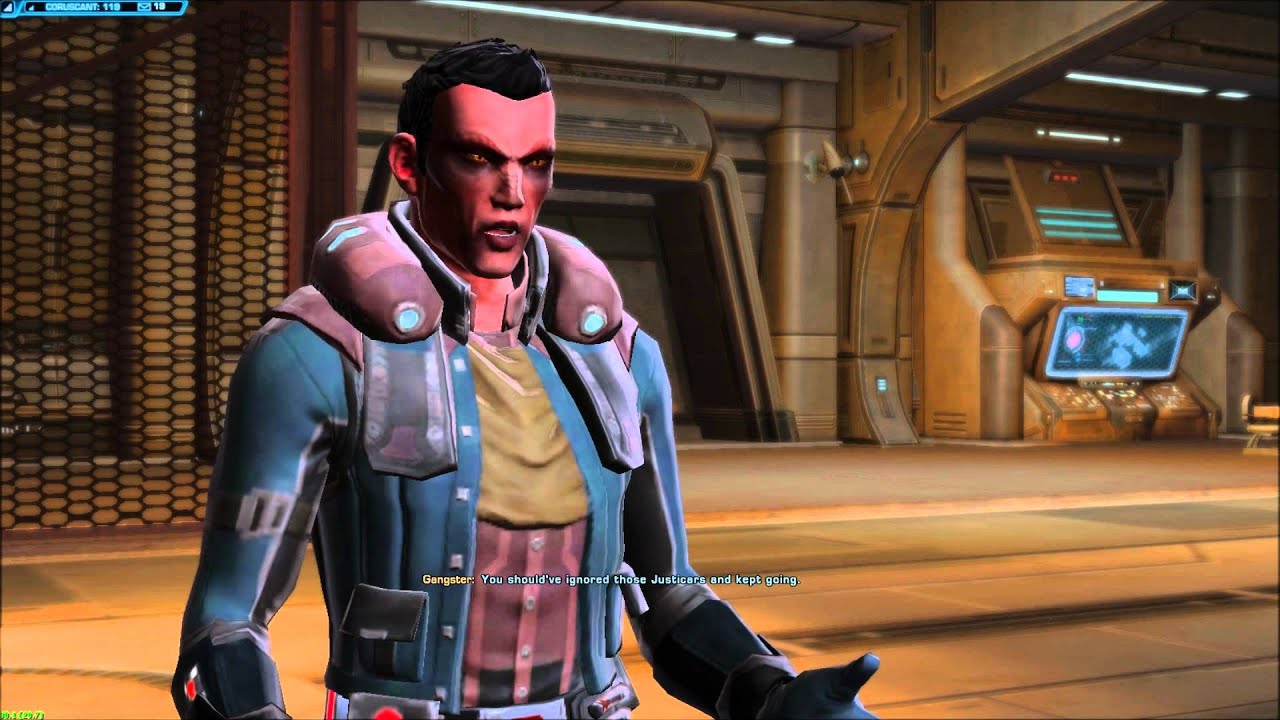 SWTOR SM Coruscant Class Quest - Due Process - YouTube