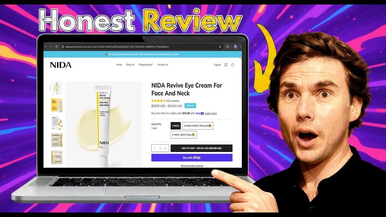 NIDA Revive Eye Cream Review 2025 Anti Aging Face and Neck Results and ...