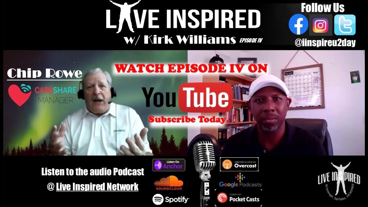 Live Inspired Today with Kirk Williams Ep 4 Special Guest Chip Rowe ...