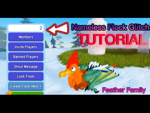 Nameless Flock Glitch! // Feather Family Tutorial (Roblox) - YouTube