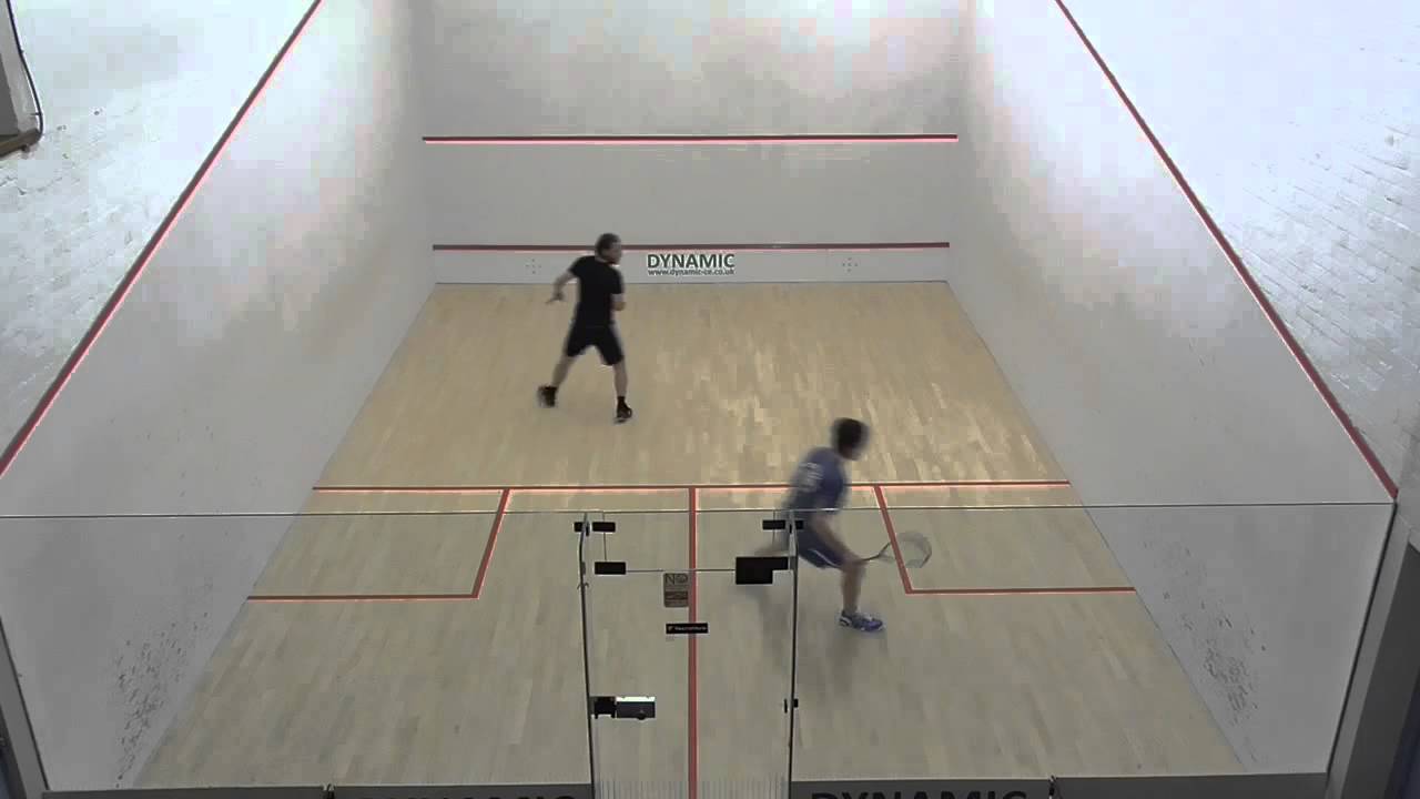 Norfolk squash training Jamie Goodrich v David Gouldby - short and long ...