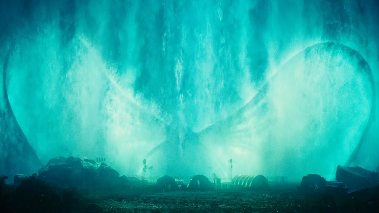 Mothra Emerges From Her Cocoon - Waterfall Scene - Godzilla: King of ...