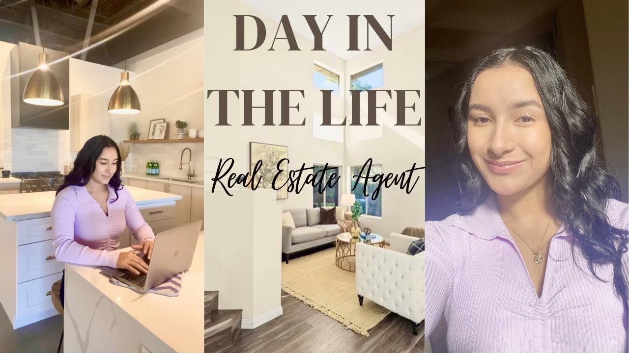 DAY IN THE LIFE OF A NEW REAL ESTATE AGENT// 19 YEAR OLD AGENT// BUSY ...
