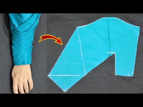 Latest Sleeve Design Cutting Stitching/ DIY Baju Design/Full Bazu ...