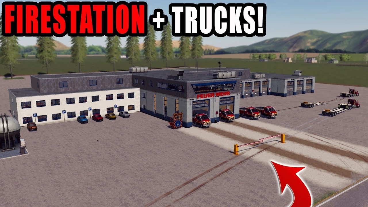 FIRETRUCKS ARE IN FARMING SIMULATOR 2019 | MULTIPLAYER | FS19 - YouTube