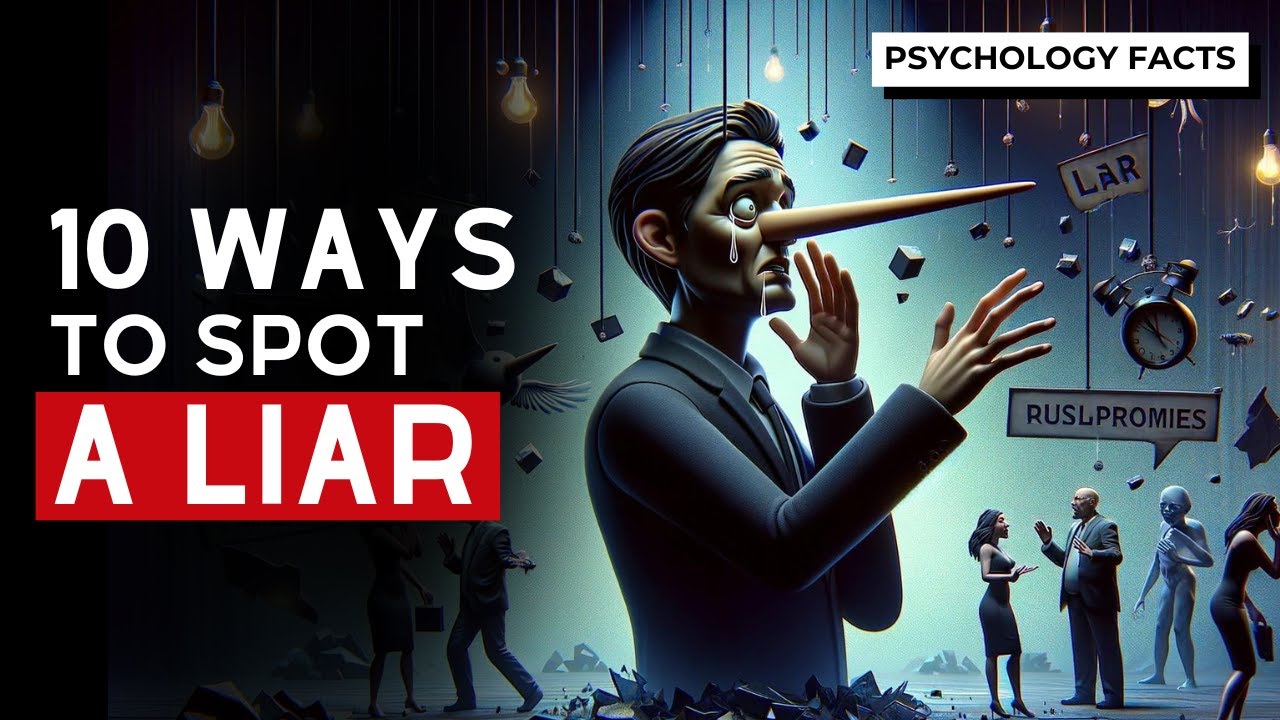 10 Ways to Spot a LIAR | Dark Psychology Facts - YouTube