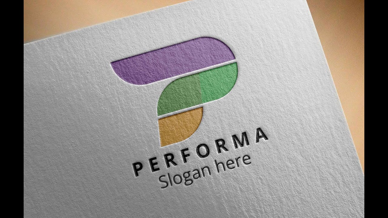 Adobe Illustrator - Tutorial Mendesain Logo : PERFORMA - YouTube