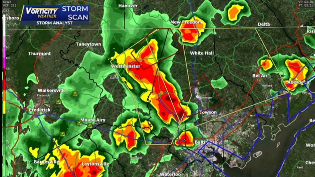 Vorticity Weather | Severe Weather Coverage | July 18 2022 Pt.1 - YouTube