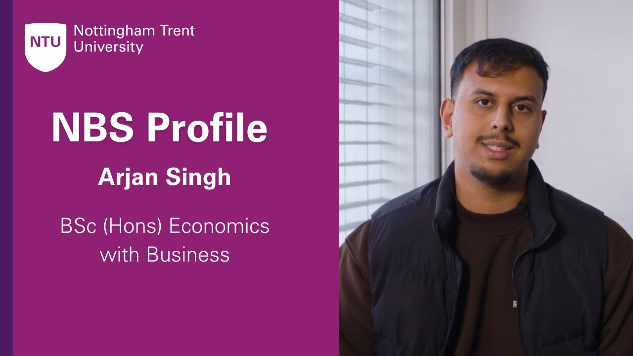 NBS Profile | Arjan Singh – BSc (Hons) Economics with Business - YouTube