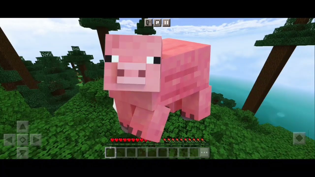 MINECRAFT BUT PIG DROP OP ITEMS!! - YouTube