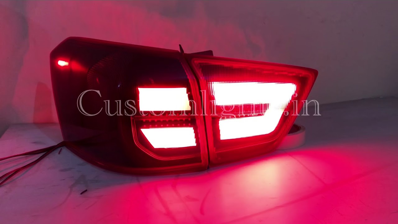 Breeza led custom taillights by Customlights 9717515210 - YouTube