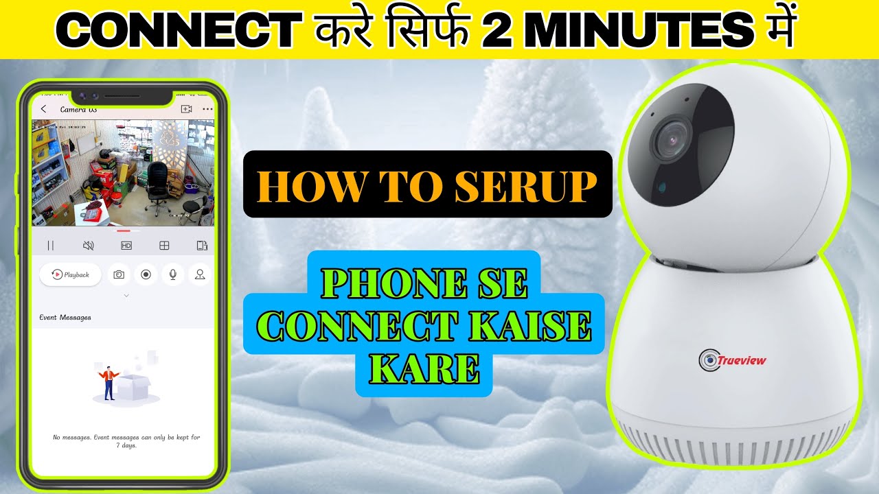 How to setup wifi camera 🔥 easy connect 1 minut - YouTube