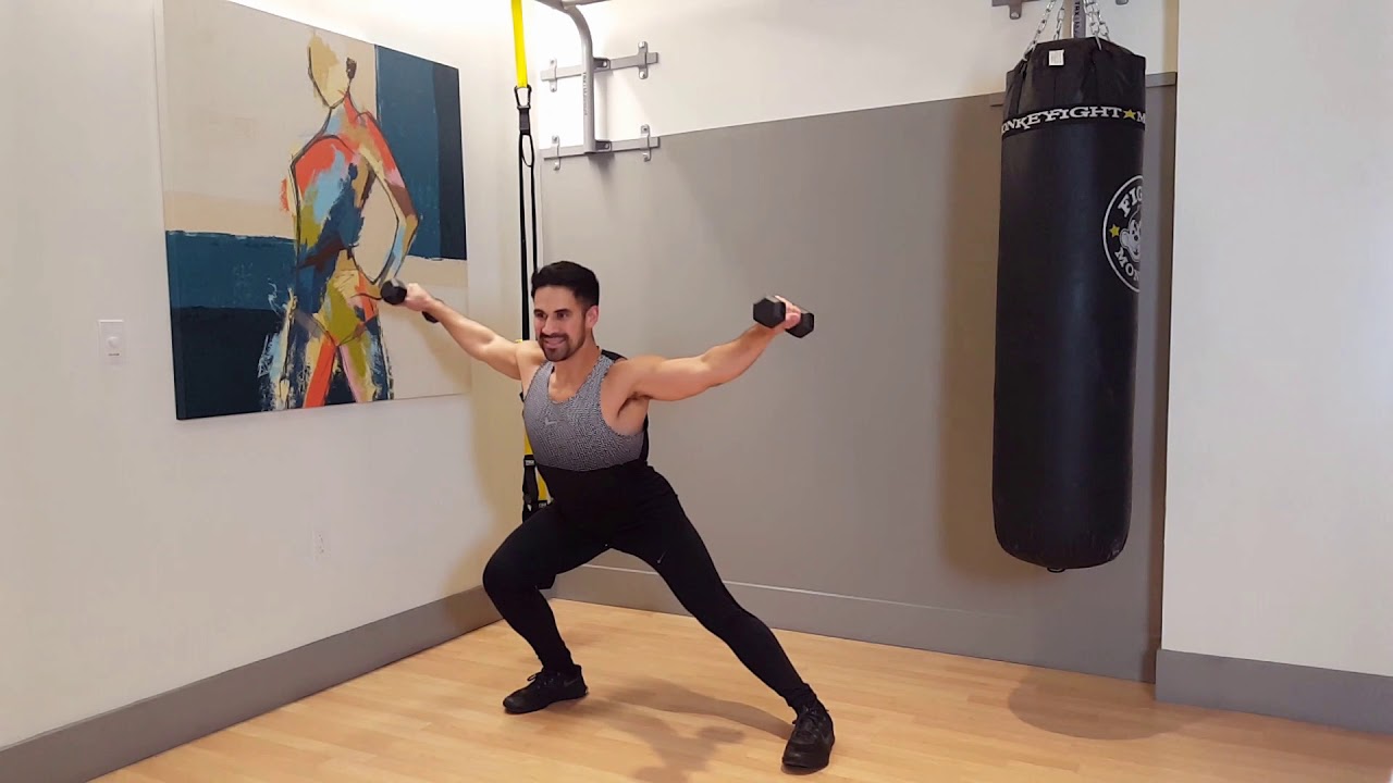 Lateral Lunge Shoulder Raise Pulse Right YouTube lateral-lunge-shoulder-raise-pulse-right-youtube