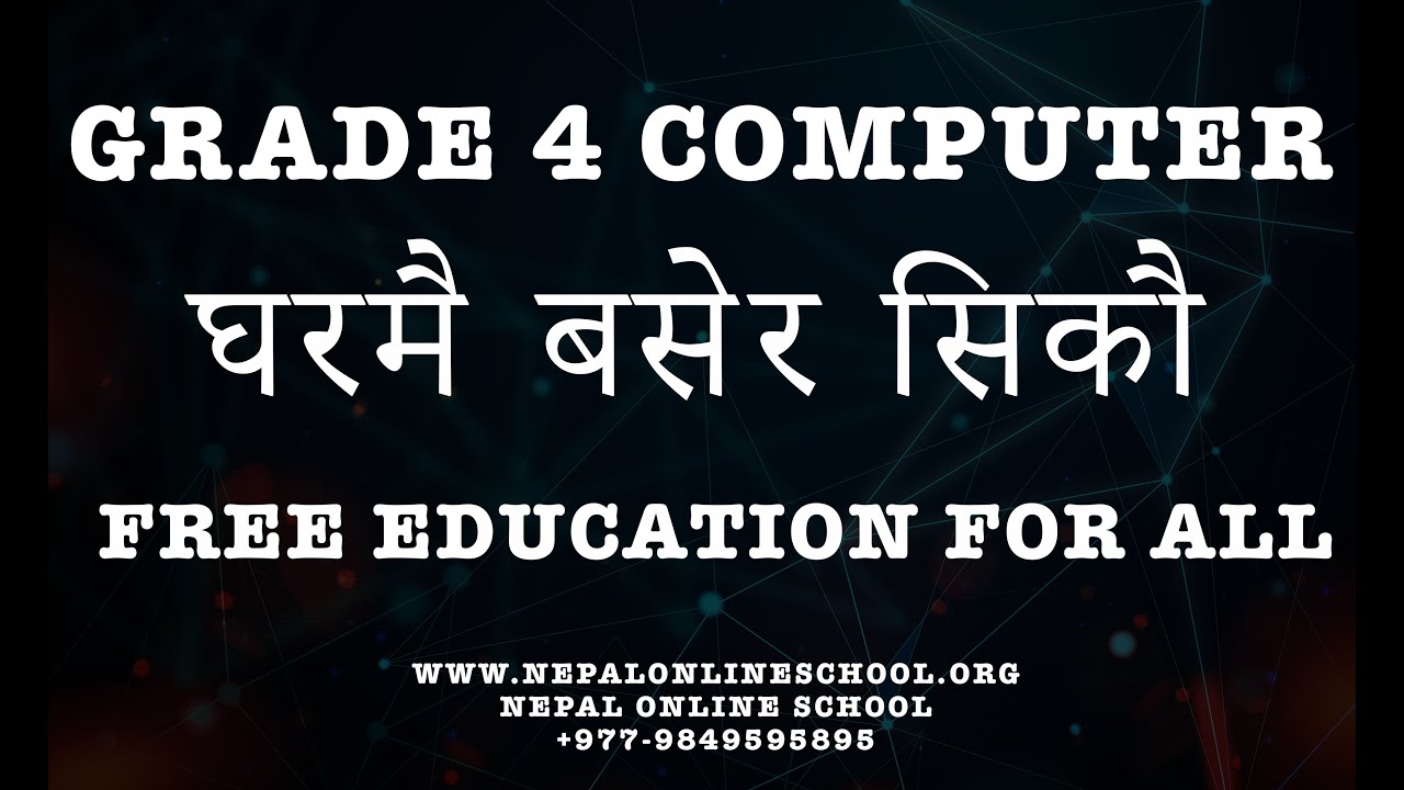 Class 4 computer Science Chapter 10 Nepal| Word pad practical in Nepali ...