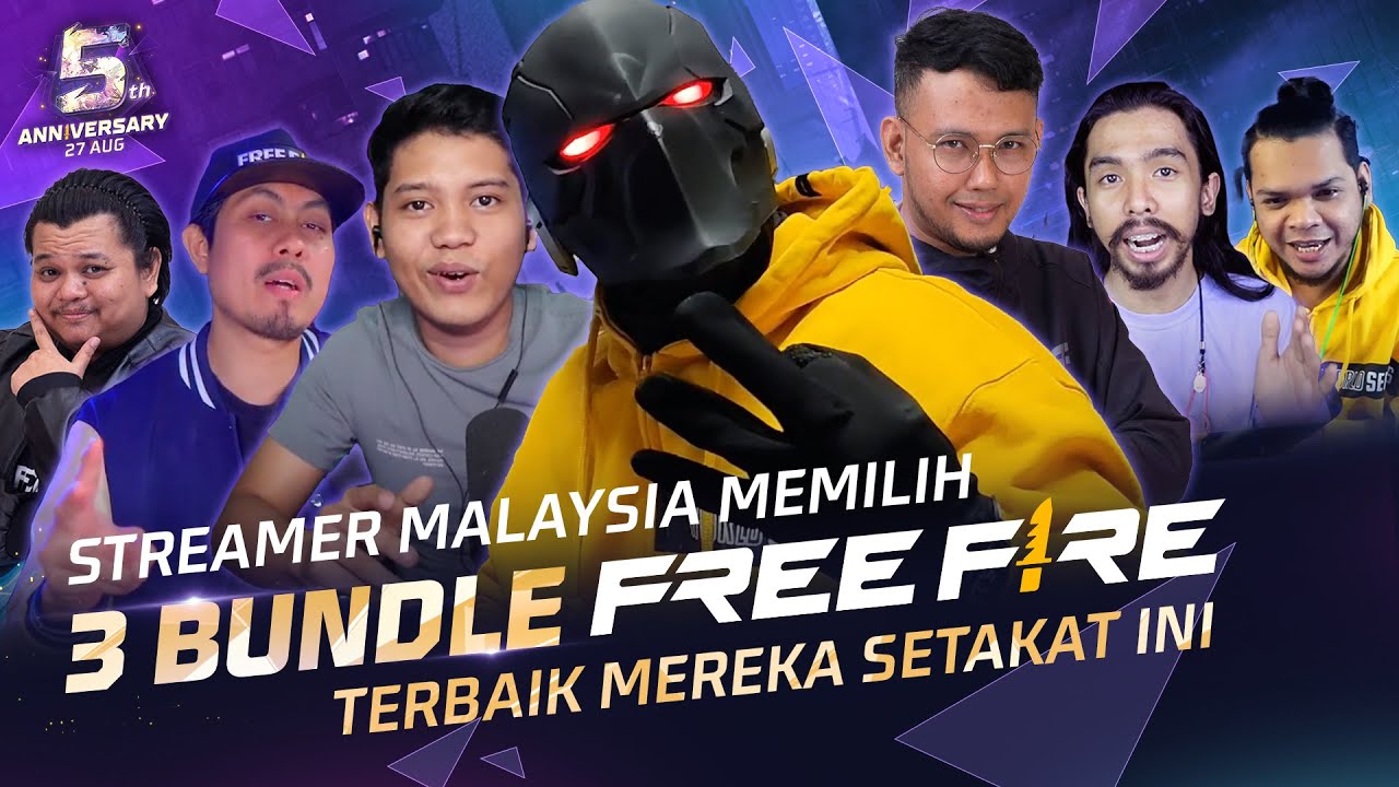 Free Fire 5th Anniversary | Bundle Kegemaran KOL Setakat Ini | Garena ...