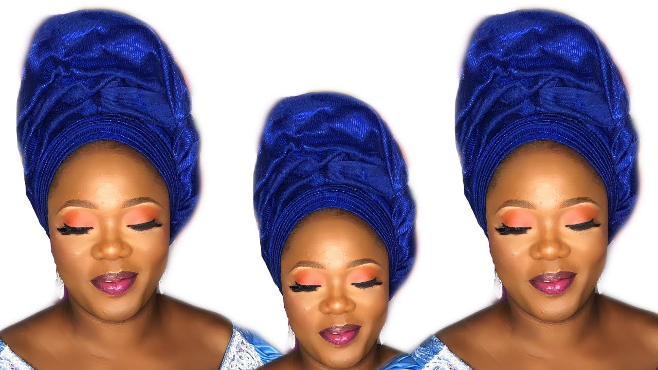 HOW TO TIE THE EASIEST CENTER KNOT GELE TUTORIAL |munnoh - YouTube