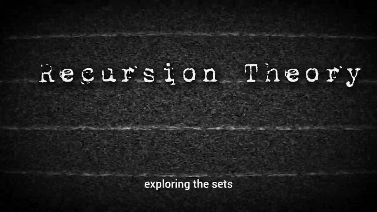 Recursion Theory - YouTube