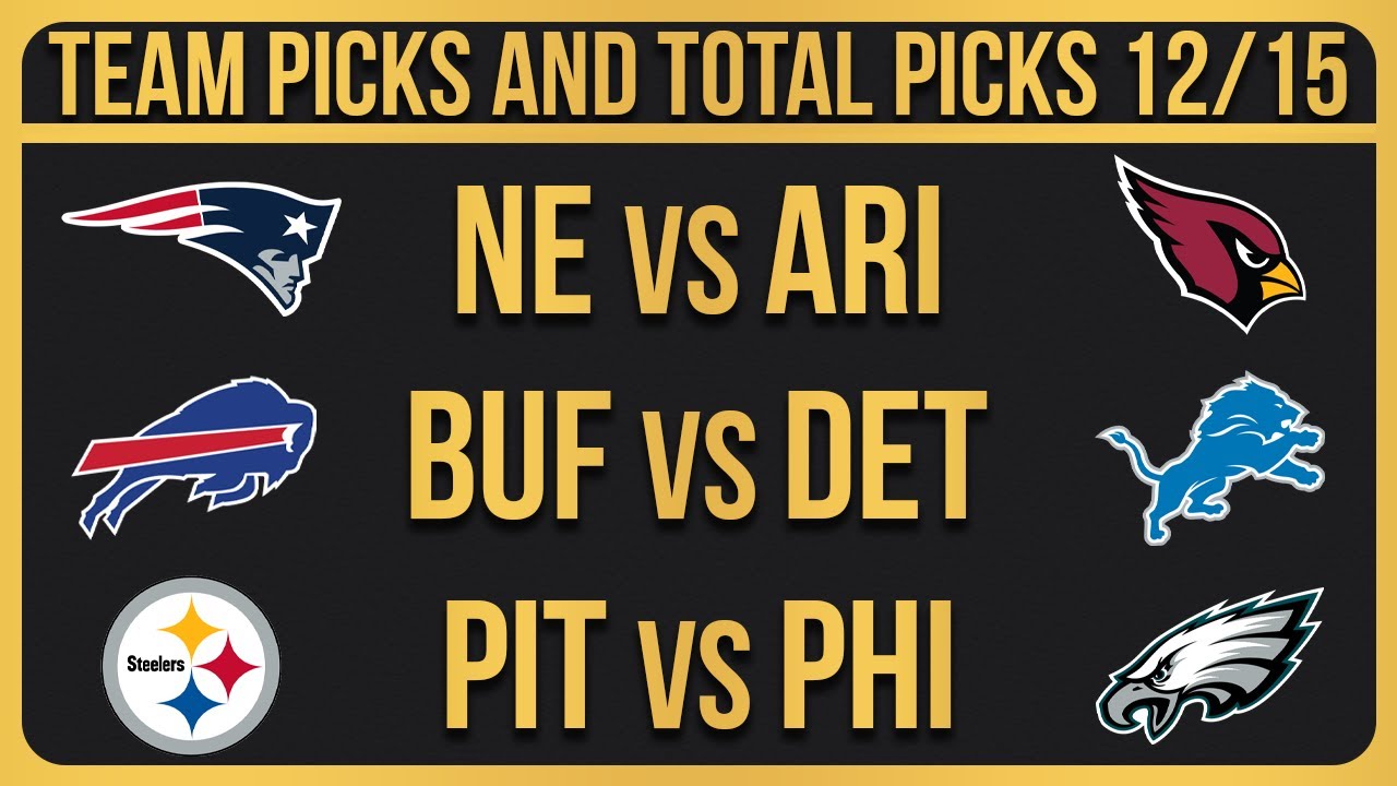 NFL Picks Today 12/15/24 NFL Week 15 Picks and Predictions - YouTube