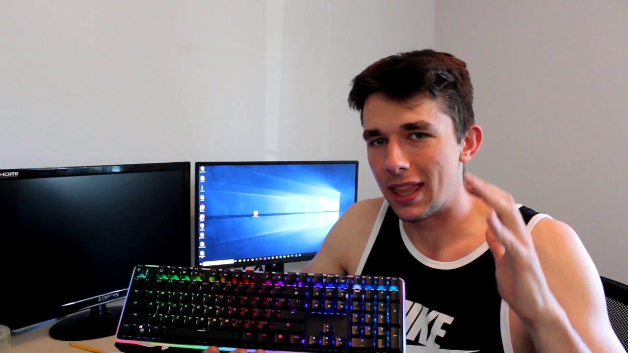 TOO MUCH RGB?? | Rosewill NEON K81 Mechanical Keyboard Review - YouTube