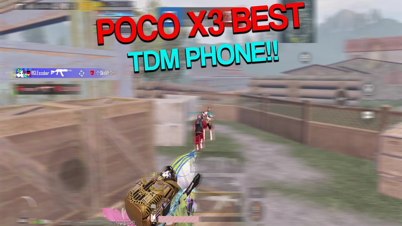 PUBG MOBİLE POCO X3 THİS İS BEST TDM PHONE | SAMSUNG,A7,A8,J4,J5,J6,J7 ...
