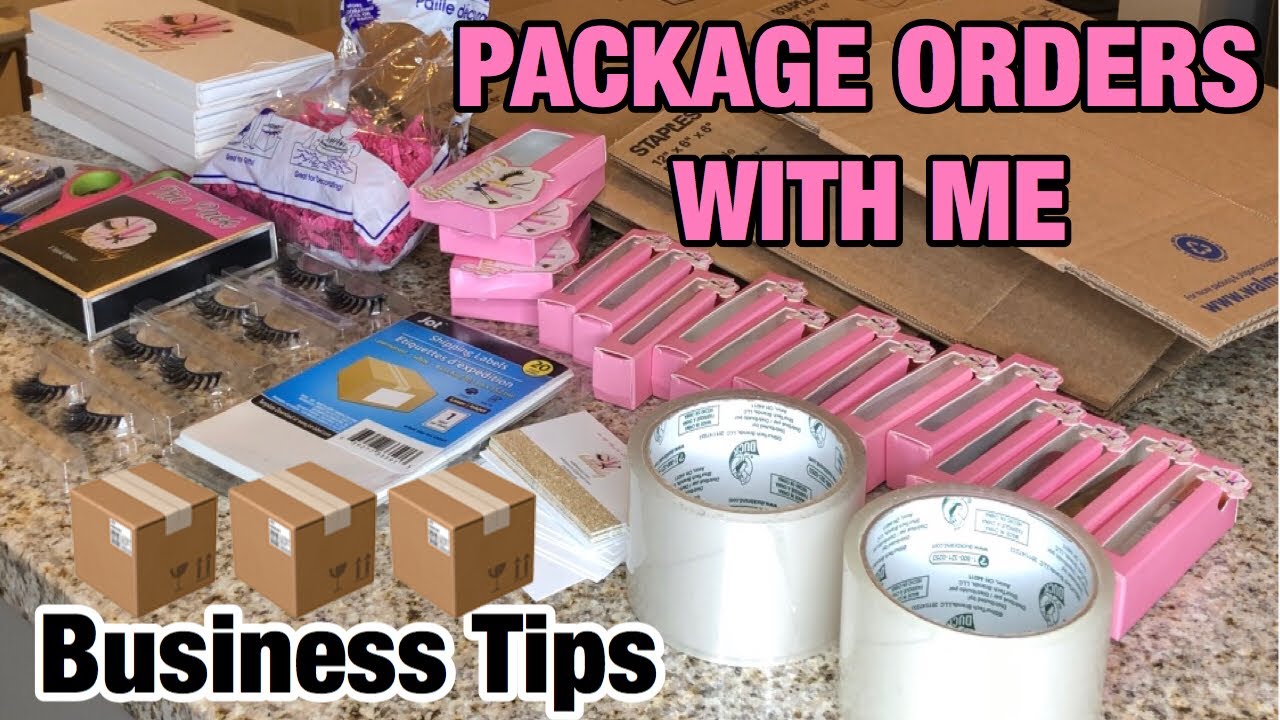 PACKAGE ORDERS WITH ME - YouTube