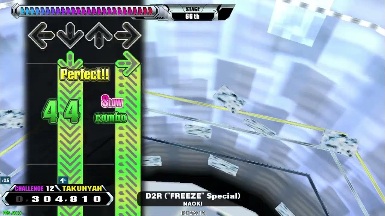 【DDR GRAND PRIX】D2R ("FREEZE" Special)【CHALLENGE】 - YouTube