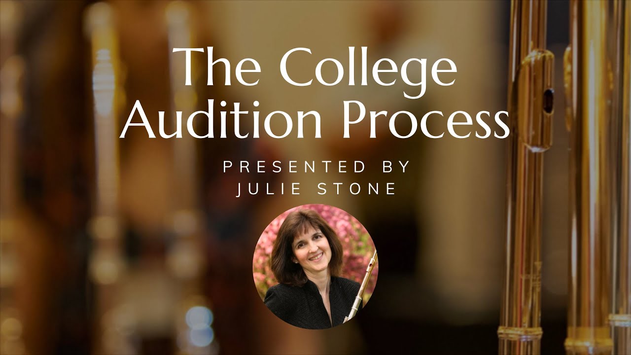 The College Audition Process - YouTube